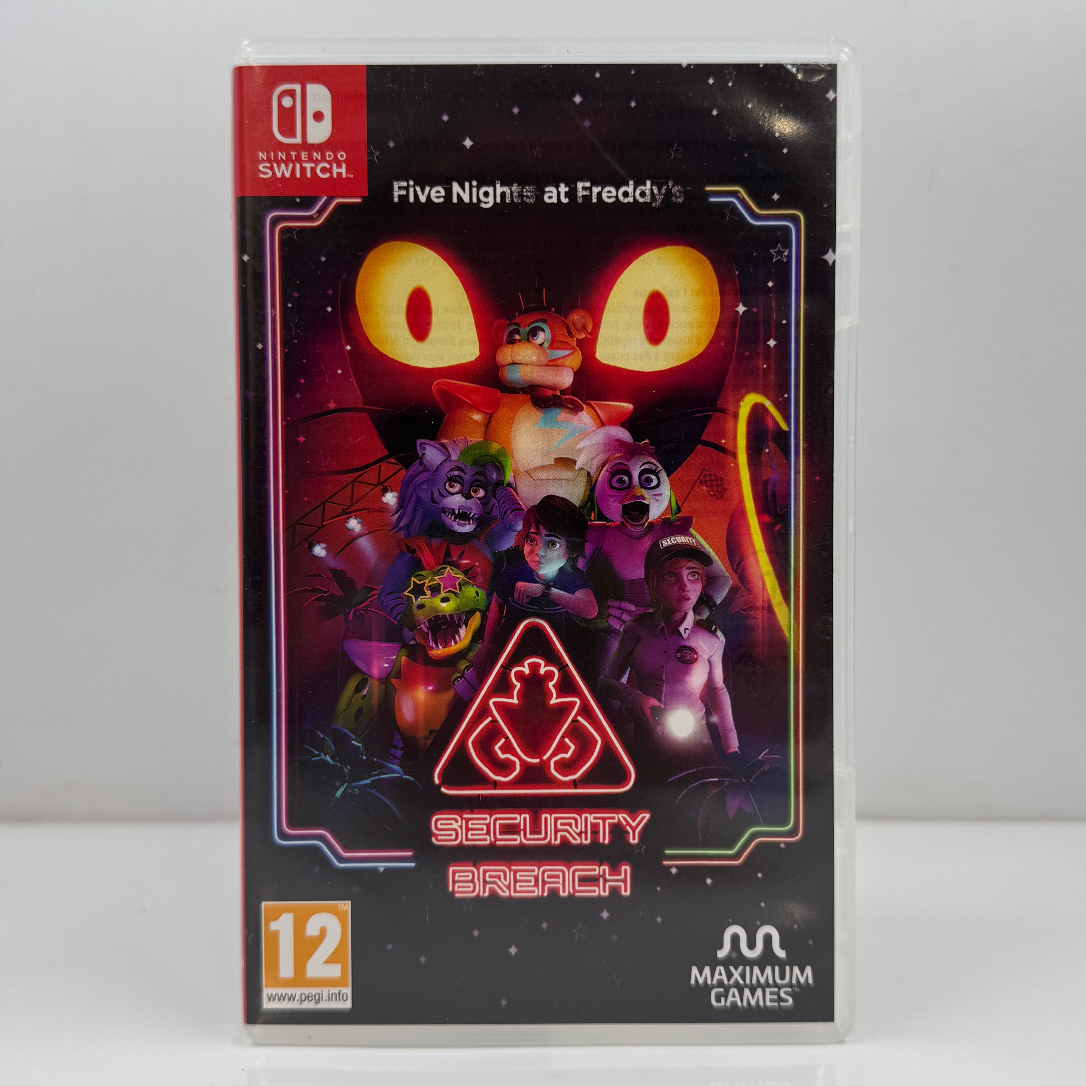 Used FIVE NIGHTS AT FREDDYS SECURITY BREACH NINTENDO SWITCH GAME - Own4Less